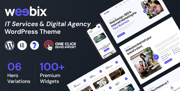 Weebix - Web Development WordPress Theme by awaiken | ThemeForest